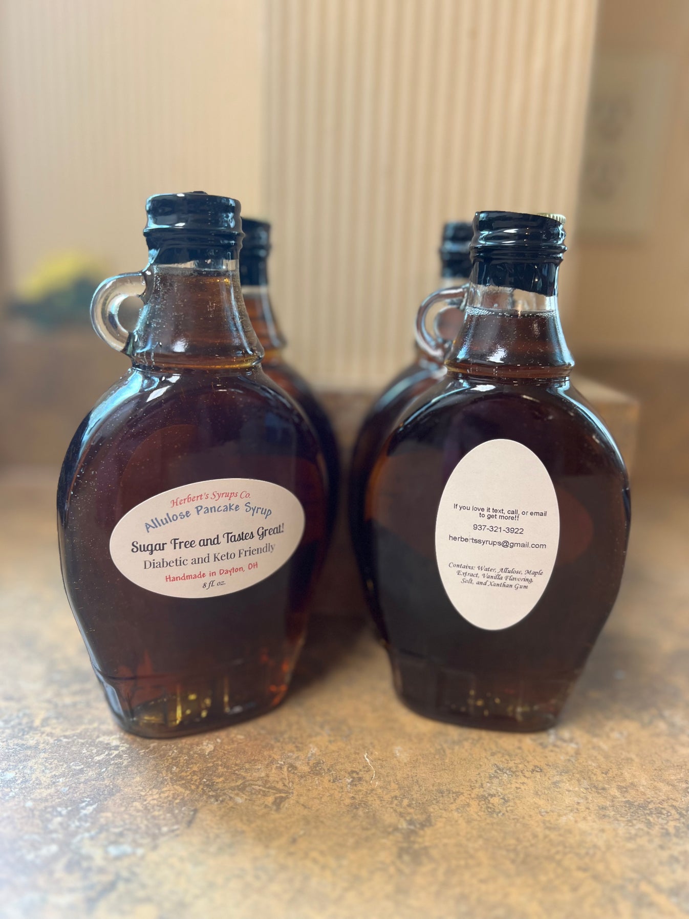 Sugar Free Allulose Maple Pancake Syrup – Herbert's Syrups
